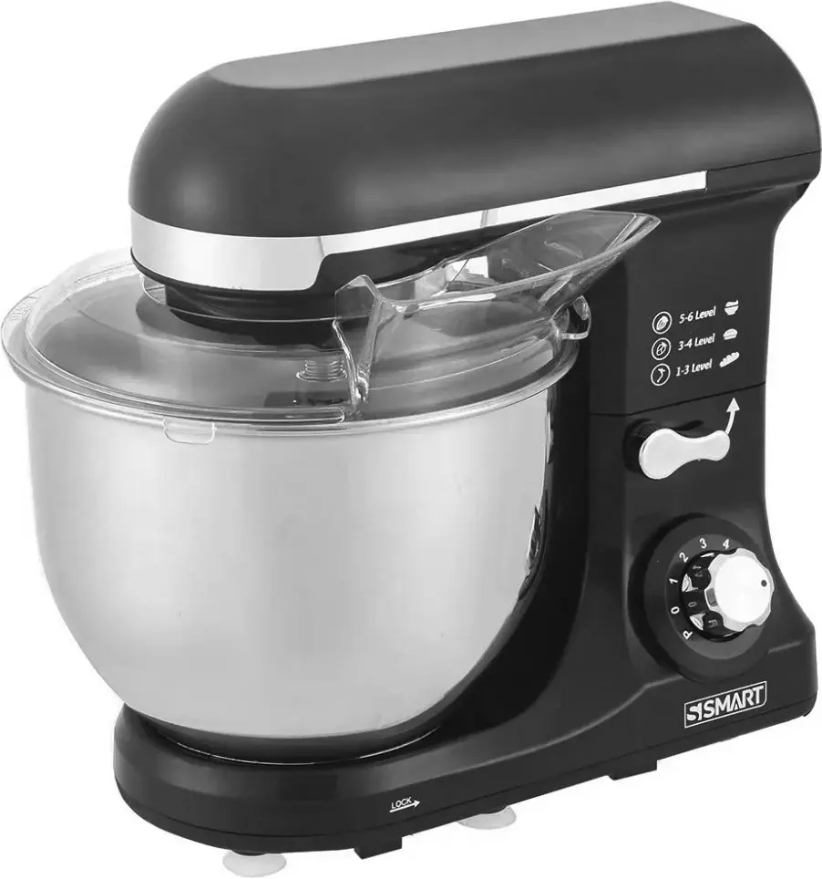 Stand Mixer Smart, 1100 W, 5 Liter, Black, SBM37X5 Elghazawy Shop